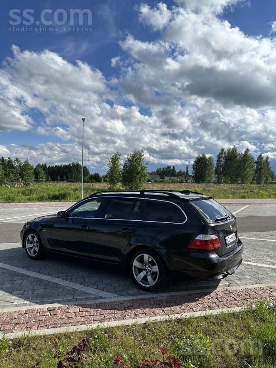Melns BMW 525 2007 Jelgava, ar dzinēja tilpumu 3.00 L un nobraukumu 341 tūkst. km par 4500 €, foto 6 vietnē AUTOMOTO.COM.LV