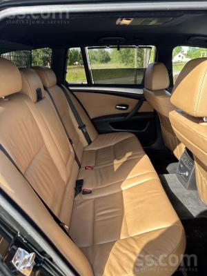 Melns BMW 525 2007 Jelgava, ar dzinēja tilpumu 3.00 L un nobraukumu 341 tūkst. km par 4500 €, foto 9 vietnē AUTOMOTO.COM.LV