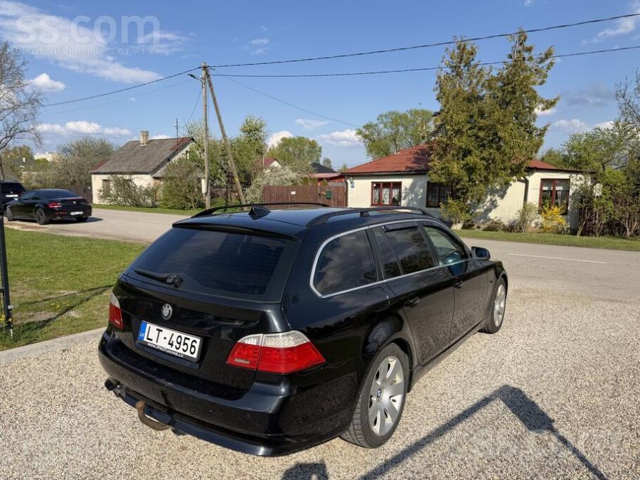 Melns BMW 525 2007 Ventspils, ar dzinēja tilpumu 3.00 L un nobraukumu 392 tūkst. km par 4300 €, foto 5 vietnē AUTOMOTO.COM.LV