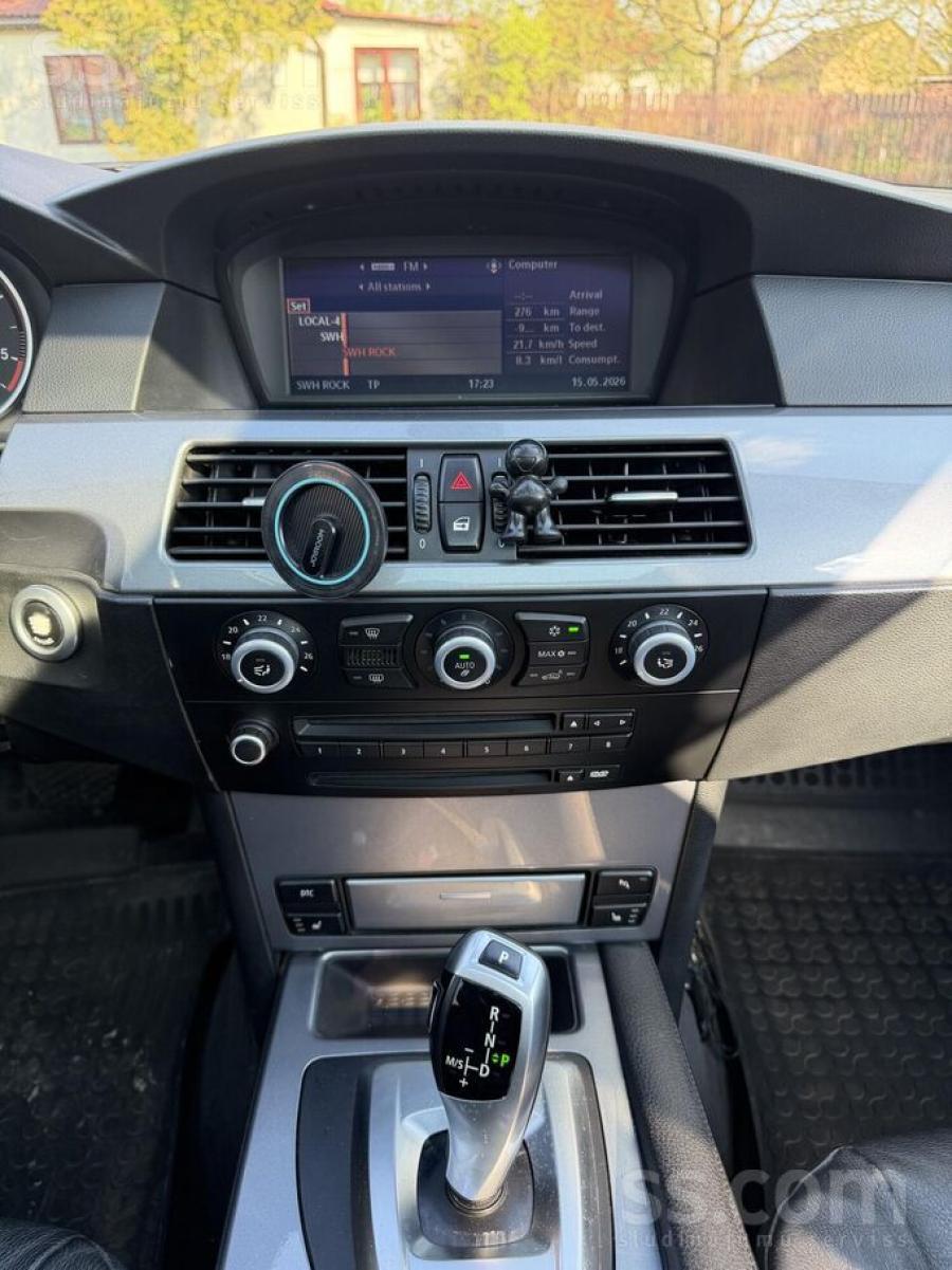 Melns BMW 525 2007 Ventspils, ar dzinēja tilpumu 3.00 L un nobraukumu 392 tūkst. km par 4300 €, foto 16 vietnē AUTOMOTO.COM.LV