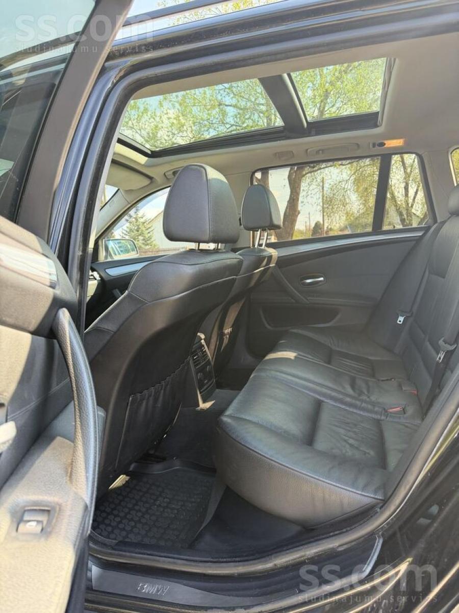 Melns BMW 525 2007 Ventspils, ar dzinēja tilpumu 3.00 L un nobraukumu 392 tūkst. km par 4300 €, foto 22 vietnē AUTOMOTO.COM.LV