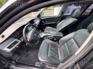 Black BMW 525 2007 in Riga, with an engine capacity of 3.00 L and mileage of 356 thousand km for 4250 €, photo 7 on AUTOMOTO.COM.LV