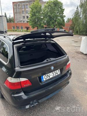 Black BMW 525 2007 in Riga, with an engine capacity of 3.00 L and mileage of 356 thousand km for 4250 €, photo 10 on AUTOMOTO.COM.LV