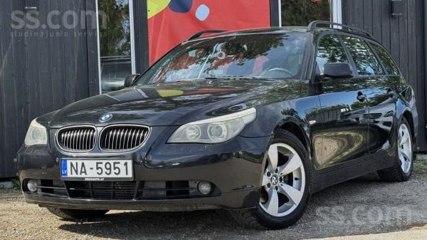 Melns BMW 525 2007 Rīga, ar dzinēja tilpumu 2.50 L un nobraukumu 287 tūkst. km par 2990 €, foto 2 vietnē AUTOMOTO.COM.LV
