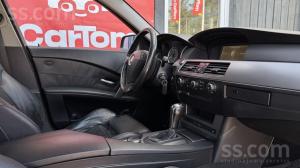 Melns BMW 525 2007 Rīga, ar dzinēja tilpumu 2.50 L un nobraukumu 287 tūkst. km par 2990 €, foto 9 vietnē AUTOMOTO.COM.LV
