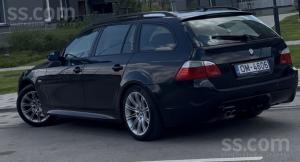 Black BMW 525 2007 in Riga, with an engine capacity of 3.00 L and mileage of 261 thousand km for 5850 €, photo 7 on AUTOMOTO.COM.LV