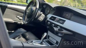 Black BMW 525 2007 in Riga, with an engine capacity of 3.00 L and mileage of 261 thousand km for 5850 €, photo 21 on AUTOMOTO.COM.LV