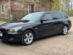 Black BMW 525 2007 in Daugavpils, with an engine capacity of 3.00 L and mileage of 416 thousand km for 5000 €, photo  on AUTOMOTO.COM.LV