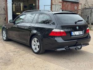 Black BMW 525 2007 in Daugavpils, with an engine capacity of 3.00 L and mileage of 416 thousand km for 5000 €, photo 4 on AUTOMOTO.COM.LV