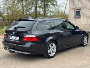 Black BMW 525 2007 in Daugavpils, with an engine capacity of 3.00 L and mileage of 416 thousand km for 5000 €, photo 5 on AUTOMOTO.COM.LV