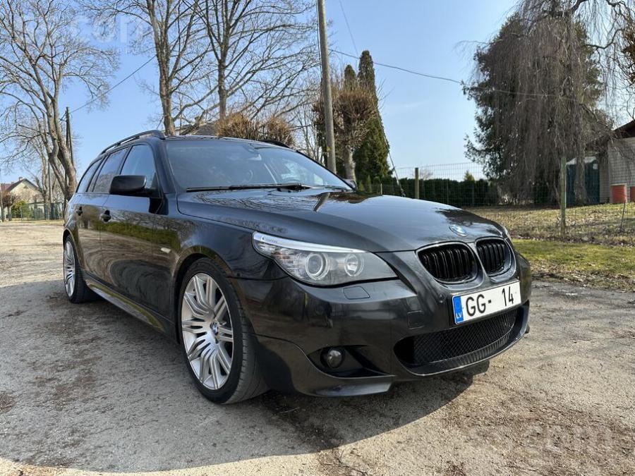 Melns BMW 525 2007 Ogre, ar dzinēja tilpumu 3.00 L un nobraukumu 302 tūkst. km par 4990 €, foto 1 vietnē AUTOMOTO.COM.LV