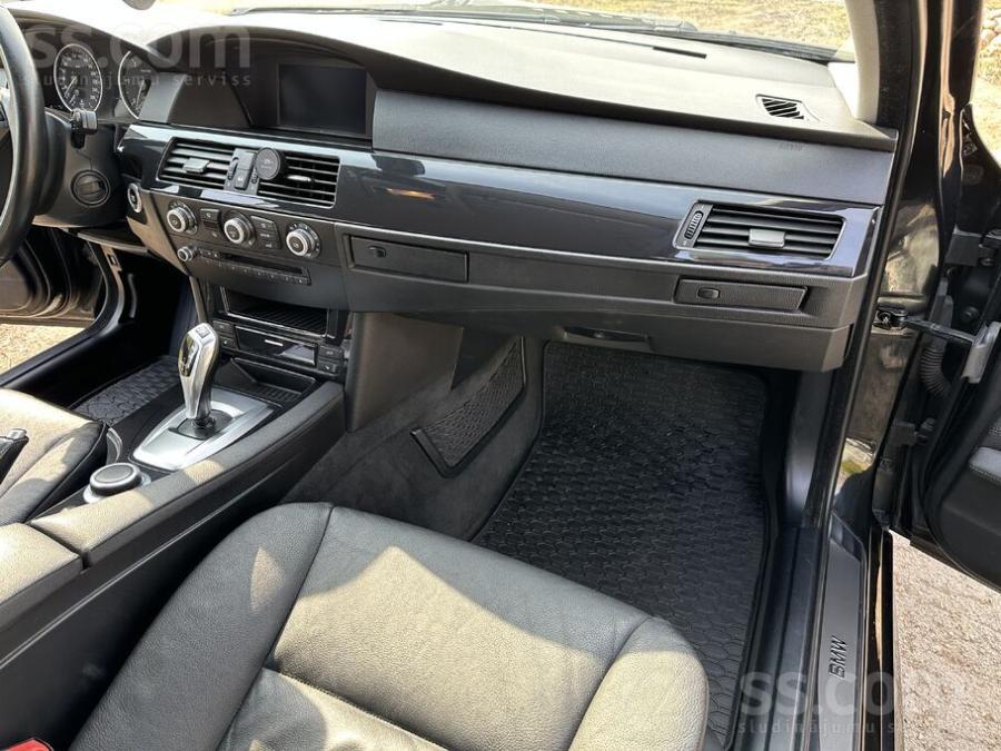 Melns BMW 525 2007 Ogre, ar dzinēja tilpumu 3.00 L un nobraukumu 302 tūkst. km par 4990 €, foto 14 vietnē AUTOMOTO.COM.LV