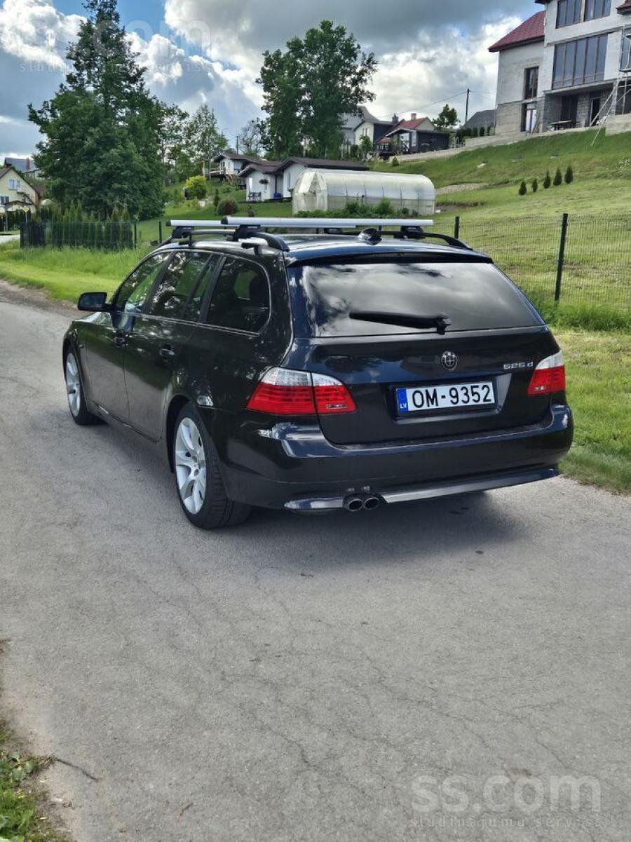 Melns BMW 525 2007 Bauska, ar dzinēja tilpumu 3.00 L un nobraukumu 327 tūkst. km par 3550 €, foto 5 vietnē AUTOMOTO.COM.LV