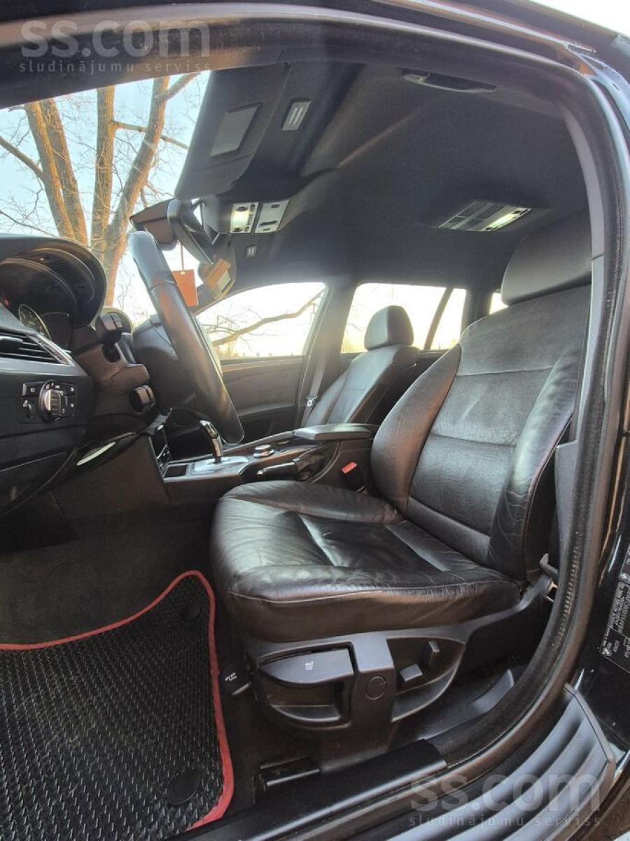 Melns BMW 525 2007 Bauska, ar dzinēja tilpumu 3.00 L un nobraukumu 327 tūkst. km par 3550 €, foto 7 vietnē AUTOMOTO.COM.LV