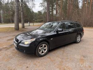 Черный БМВ 525 2007 в Юрмала, объемом двигателя 2.50 л и пробегом 411 тыс. км за 3100 €, фото  на AUTOMOTO.COM.LV