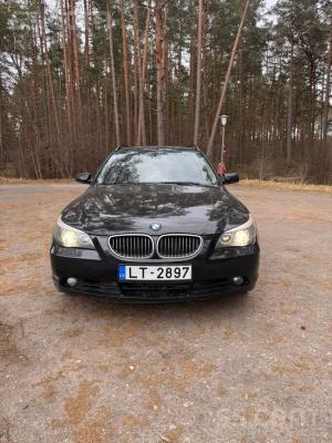 Black BMW 525 2007 in Jurmala, with an engine capacity of 2.50 L and mileage of 411 thousand km for 3100 €, photo 4 on AUTOMOTO.COM.LV