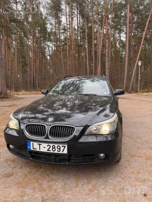 Black BMW 525 2007 in Jurmala, with an engine capacity of 2.50 L and mileage of 411 thousand km for 3100 €, photo 9 on AUTOMOTO.COM.LV