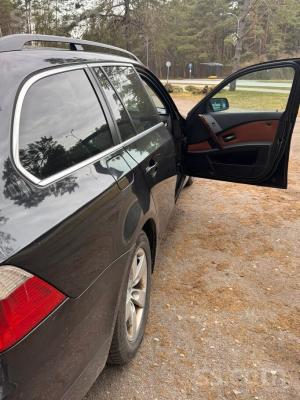 Black BMW 525 2007 in Jurmala, with an engine capacity of 2.50 L and mileage of 411 thousand km for 3100 €, photo 10 on AUTOMOTO.COM.LV
