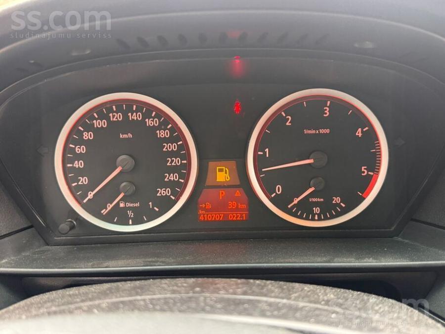 Black BMW 525 2007 in Jurmala, with an engine capacity of 2.50 L and mileage of 411 thousand km for 3100 €, photo 16 on AUTOMOTO.COM.LV
