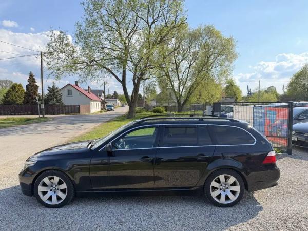 Black BMW 525 2007 in Ventspils, with an engine capacity of 3.00 L and mileage of 392 thousand km for 4300 €, photo 7 on AUTOMOTO.COM.LV