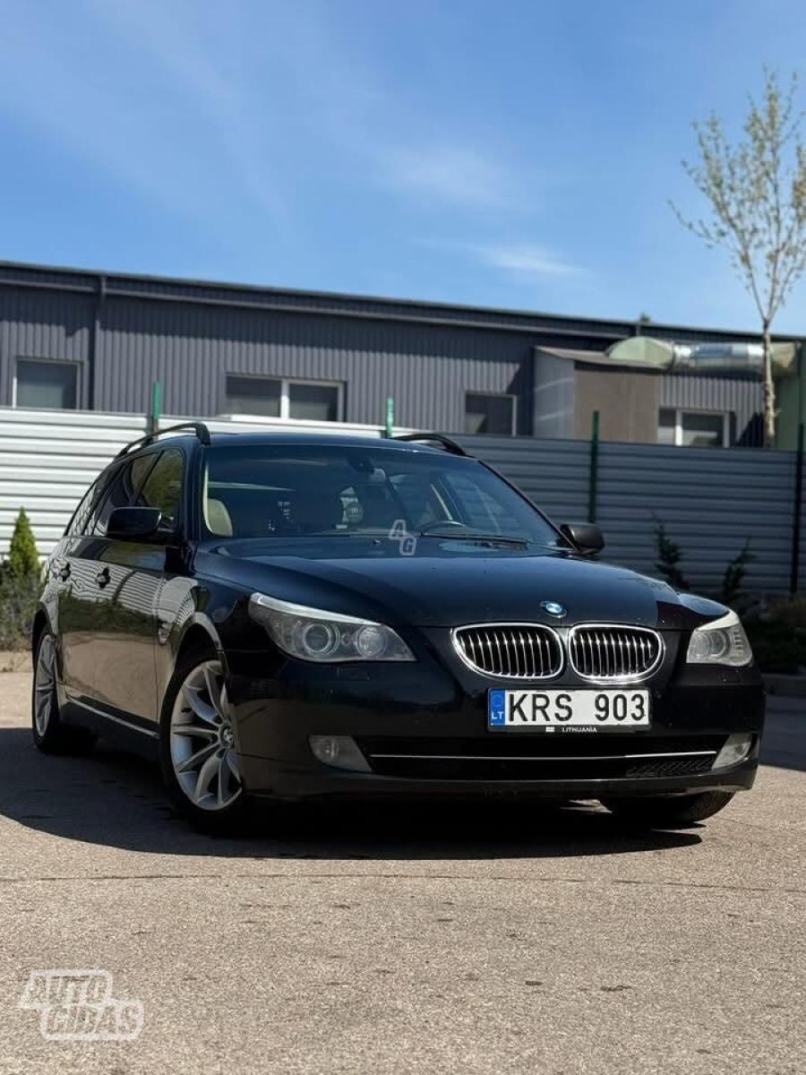 Black BMW 525 2007 in Kaunas, with an engine capacity of 2.50 L and mileage of 1 thousand km for 3400 €, photo 1 on AUTOMOTO.COM.LV