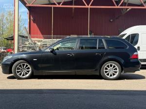 Black BMW 525 2007 in Kaunas, with an engine capacity of 2.50 L and mileage of 1 thousand km for 3400 €, photo 6 on AUTOMOTO.COM.LV