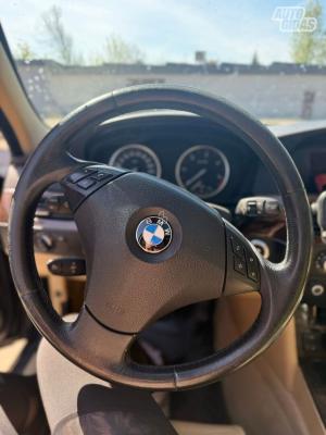 Black BMW 525 2007 in Kaunas, with an engine capacity of 2.50 L and mileage of 1 thousand km for 3400 €, photo 9 on AUTOMOTO.COM.LV