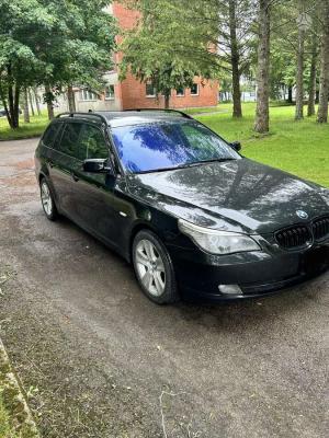 Black BMW 525 2007 in Silute, with an engine capacity of 3.00 L and mileage of 274 thousand km for 3500 €, photo  on AUTOMOTO.COM.LV