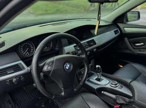 Black BMW 525 2007 in Silute, with an engine capacity of 3.00 L and mileage of 274 thousand km for 3500 €, photo 13 on AUTOMOTO.COM.LV