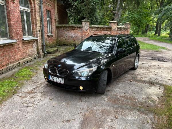 Черный БМВ 525 2007 в Елгава, объемом двигателя 2.50 л и пробегом 311 тыс. км за 4000 €, фото 1 на AUTOMOTO.COM.LV