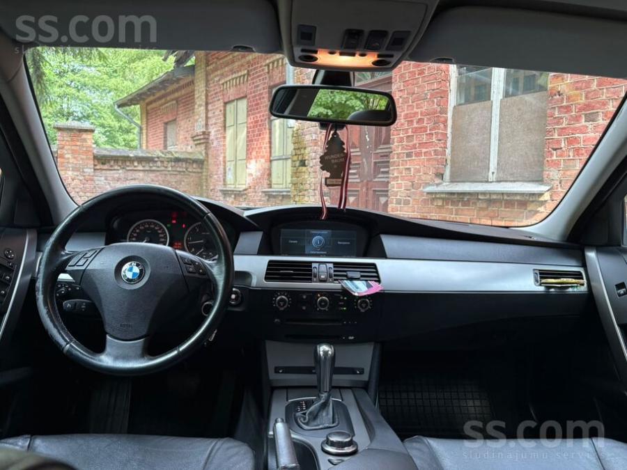 Черный БМВ 525 2007 в Елгава, объемом двигателя 2.50 л и пробегом 311 тыс. км за 4000 €, фото 9 на AUTOMOTO.COM.LV
