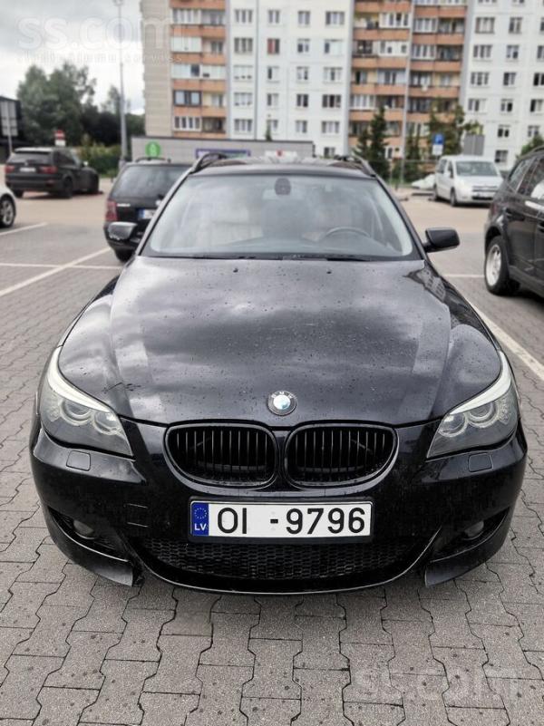 Melns BMW 525 2007 Rīga, ar dzinēja tilpumu 3.00 L un nobraukumu 462 tūkst. km par 4400 €, foto 4 vietnē AUTOMOTO.COM.LV