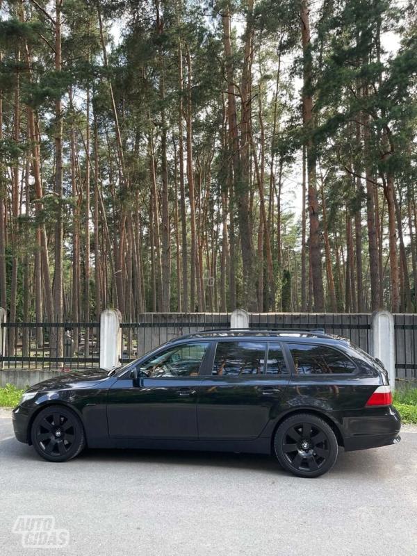 Black BMW 525 2007 in Kaunas, with an engine capacity of 2.50 L and mileage of 312 thousand km for 3000 €, photo 2 on AUTOMOTO.COM.LV