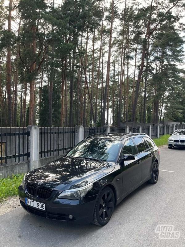 Black BMW 525 2007 in Kaunas, with an engine capacity of 2.50 L and mileage of 312 thousand km for 3000 €, photo 3 on AUTOMOTO.COM.LV