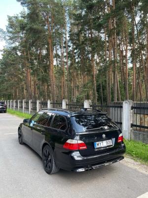 Black BMW 525 2007 in Kaunas, with an engine capacity of 2.50 L and mileage of 312 thousand km for 3000 €, photo 5 on AUTOMOTO.COM.LV