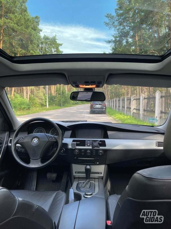 Black BMW 525 2007 in Kaunas, with an engine capacity of 2.50 L and mileage of 312 thousand km for 3000 €, photo 7 on AUTOMOTO.COM.LV