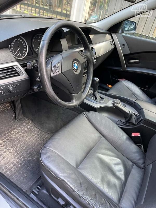 Black BMW 525 2007 in Kaunas, with an engine capacity of 2.50 L and mileage of 312 thousand km for 3000 €, photo 8 on AUTOMOTO.COM.LV