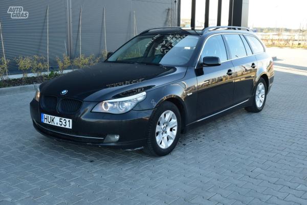 Melns BMW 525 2007 Viļņa, ar dzinēja tilpumu 3.00 L un nobraukumu 485 tūkst. km par 3400 €, foto 1 vietnē AUTOMOTO.COM.LV