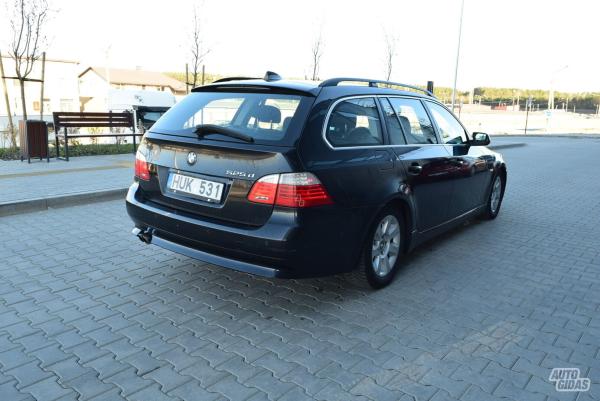 Melns BMW 525 2007 Viļņa, ar dzinēja tilpumu 3.00 L un nobraukumu 485 tūkst. km par 3400 €, foto 5 vietnē AUTOMOTO.COM.LV