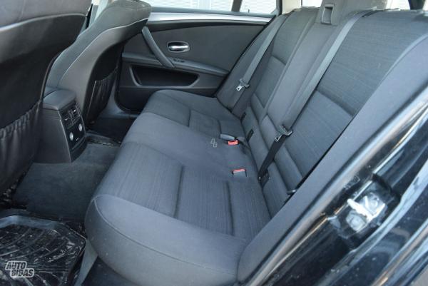 Melns BMW 525 2007 Viļņa, ar dzinēja tilpumu 3.00 L un nobraukumu 485 tūkst. km par 3400 €, foto 10 vietnē AUTOMOTO.COM.LV