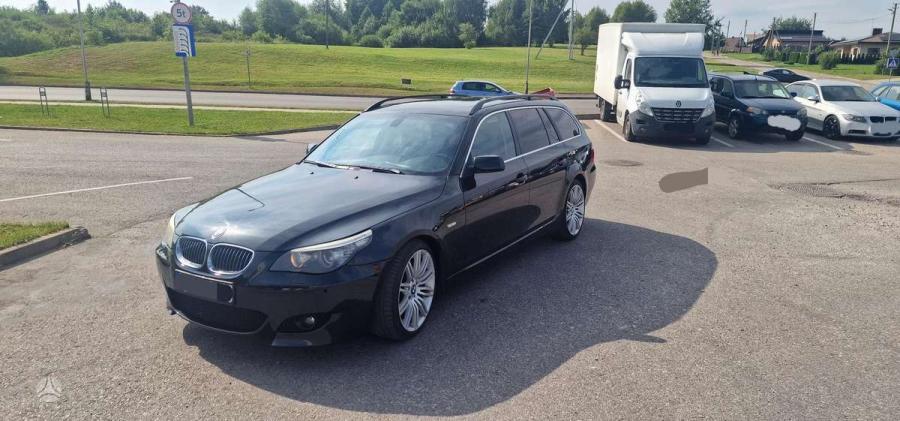 Melns BMW 525 2007 Jonava, ar dzinēja tilpumu 3.00 L un nobraukumu 395 tūkst. km par 4400 €, foto 5 vietnē AUTOMOTO.COM.LV