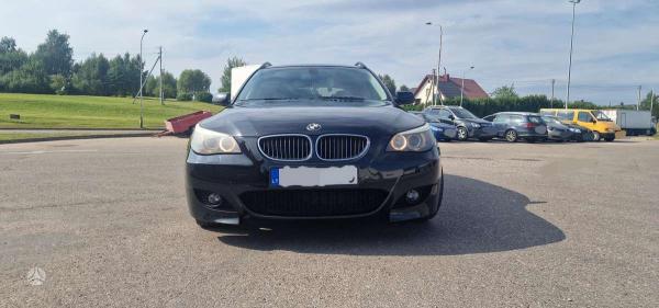 Black BMW 525 2007 in Jonava, with an engine capacity of 3.00 L and mileage of 395 thousand km for 4400 €, photo 5 on AUTOMOTO.COM.LV