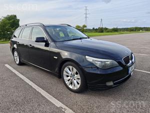 Melns BMW 525 2007 Rīga, ar dzinēja tilpumu 3.00 L un nobraukumu 394 tūkst. km par 1800 €, foto  vietnē AUTOMOTO.COM.LV