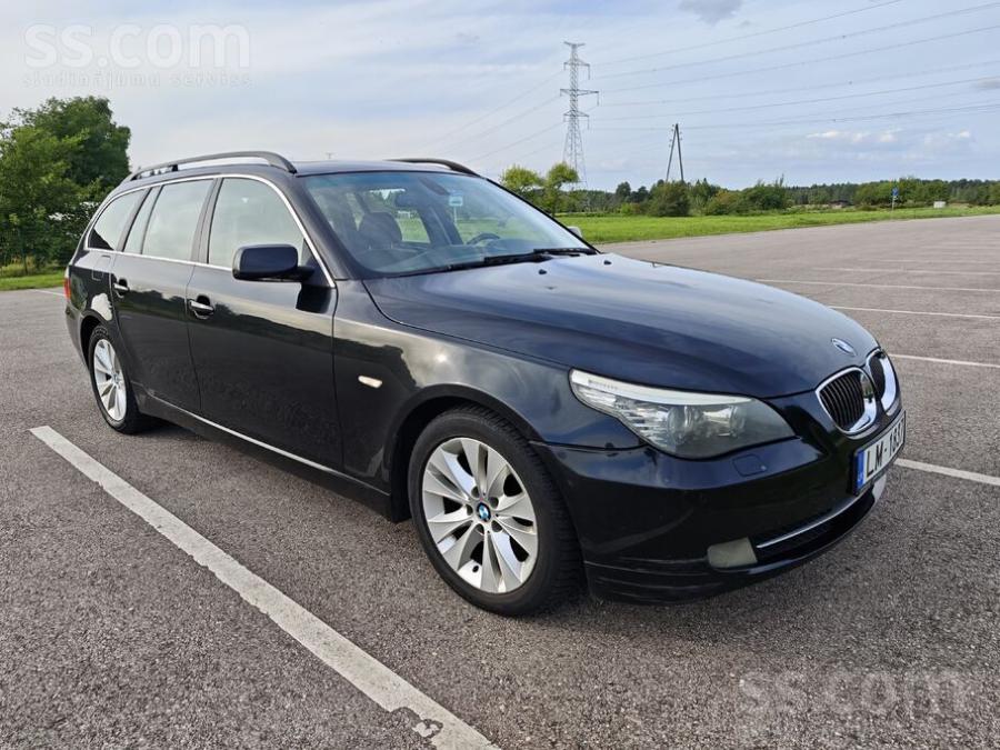 Melns BMW 525 2007 Rīga, ar dzinēja tilpumu 3.00 L un nobraukumu 394 tūkst. km par 1800 €, foto 1 vietnē AUTOMOTO.COM.LV