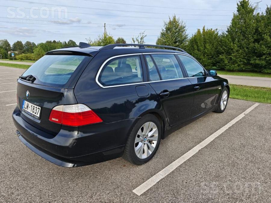 Melns BMW 525 2007 Rīga, ar dzinēja tilpumu 3.00 L un nobraukumu 394 tūkst. km par 1800 €, foto 5 vietnē AUTOMOTO.COM.LV