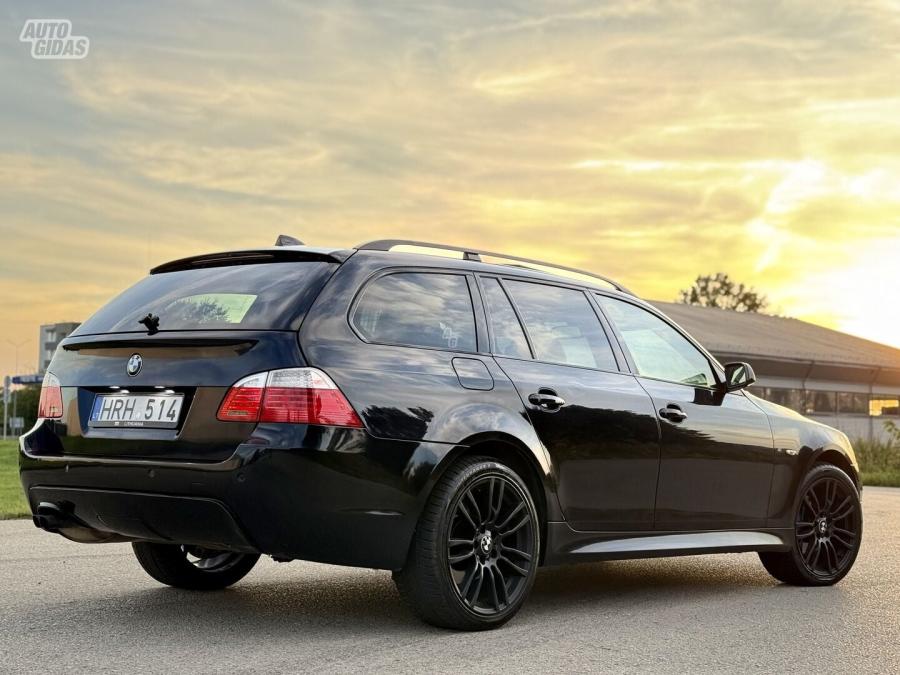Black BMW 525 2007 in Radviliskis, with an engine capacity of 2.50 L and mileage of 456 thousand km for 4700 €, photo 5 on AUTOMOTO.COM.LV