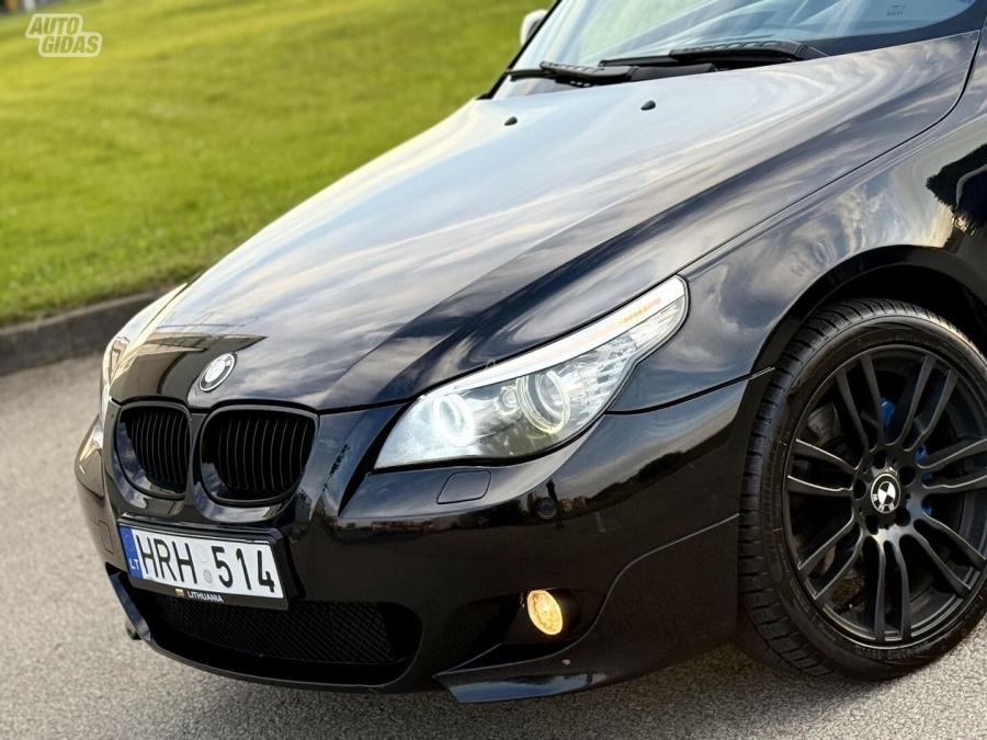 Black BMW 525 2007 in Radviliskis, with an engine capacity of 2.50 L and mileage of 456 thousand km for 4700 €, photo 1 on AUTOMOTO.COM.LV