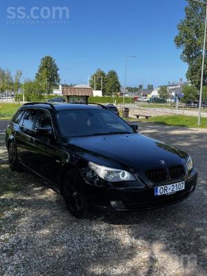 Black BMW 525 2007 in Liepaja, with an engine capacity of 3.00 L and mileage of 446 thousand km for 3250 €, photo  on AUTOMOTO.COM.LV