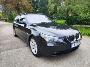 Melns BMW 525 2007 Panevēža, ar dzinēja tilpumu 2.50 L un nobraukumu 311 tūkst. km par 2850 €, foto  vietnē AUTOMOTO.COM.LV