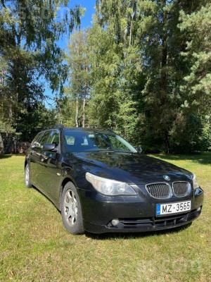 Melns BMW 525 2007 Rīga, ar dzinēja tilpumu 2.50 L un nobraukumu 307 tūkst. km par 3500 €, foto  vietnē AUTOMOTO.COM.LV